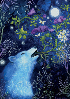 57AD03 - Wolf Song Greeting Card (6 Cards) – The Heart of a Garden ...