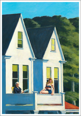 57TC06 - Second Storey Sunlight (Edward Hopper) Greeting Card (6 Cards ...