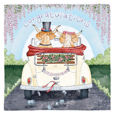 ECR113 - Wedding Congratulations Greeting Card (6 Cards) – The Heart of ...