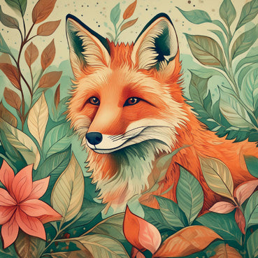 RT170 - Foxy Greeting Card (6 Cards) – The Heart of a Garden/ArtEco ...