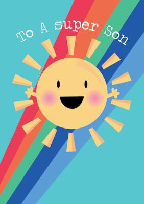 57MG06 - Carte d'anniversaire à un super fils – The Heart of a Garden ...