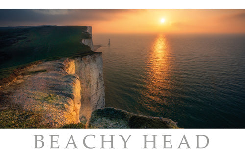 PSX551 - Beachy Head Sunrise Postcard (25 Postcards) – The Heart of a ...