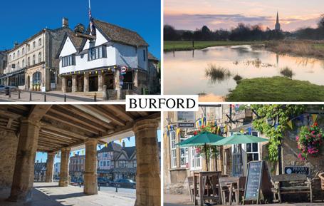 PWD543 - 4 Views of Burford Postcard – The Heart of a Garden/ArtEco ...